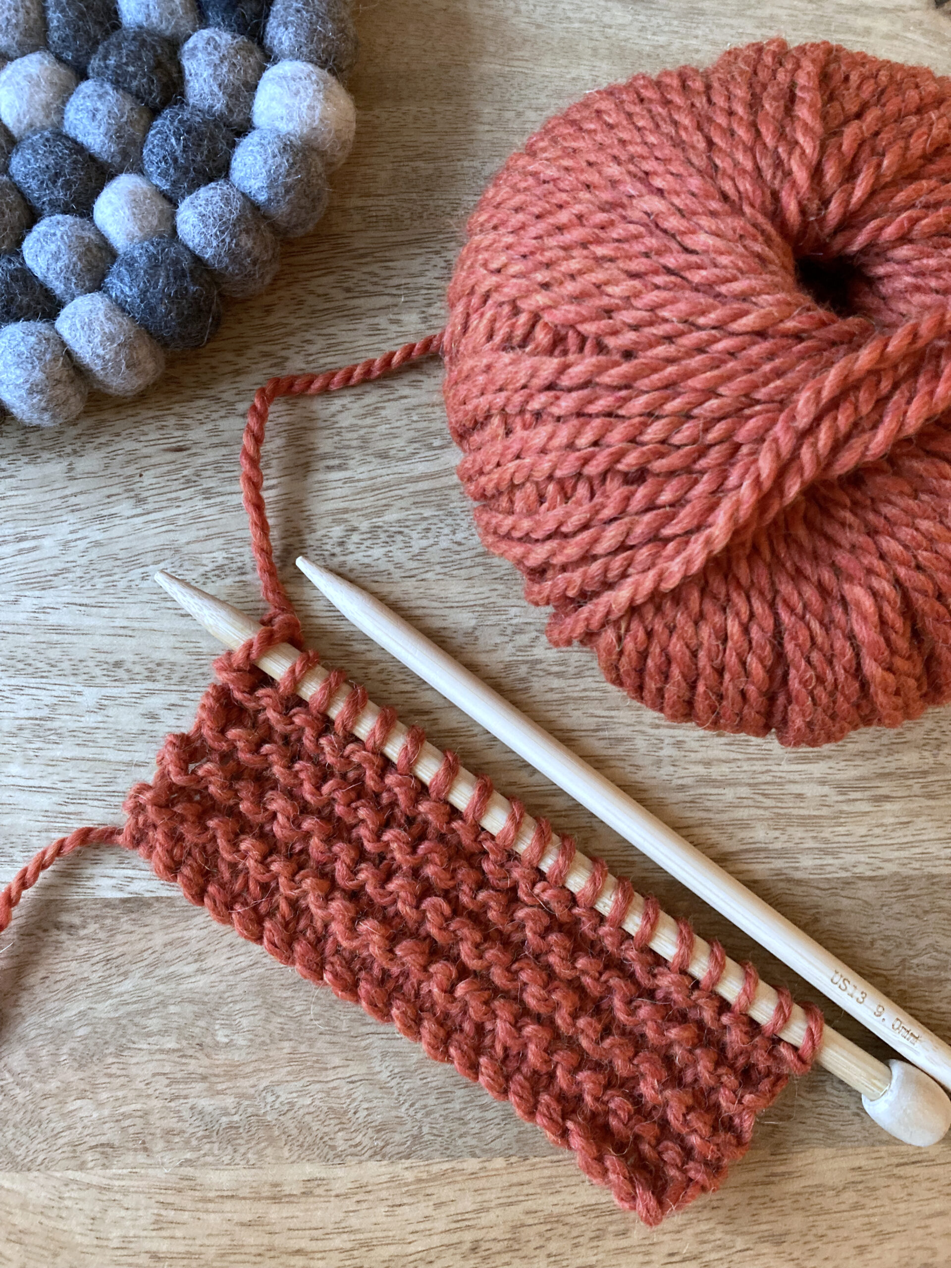 Garter Stitch Scarf – Made in Winchester